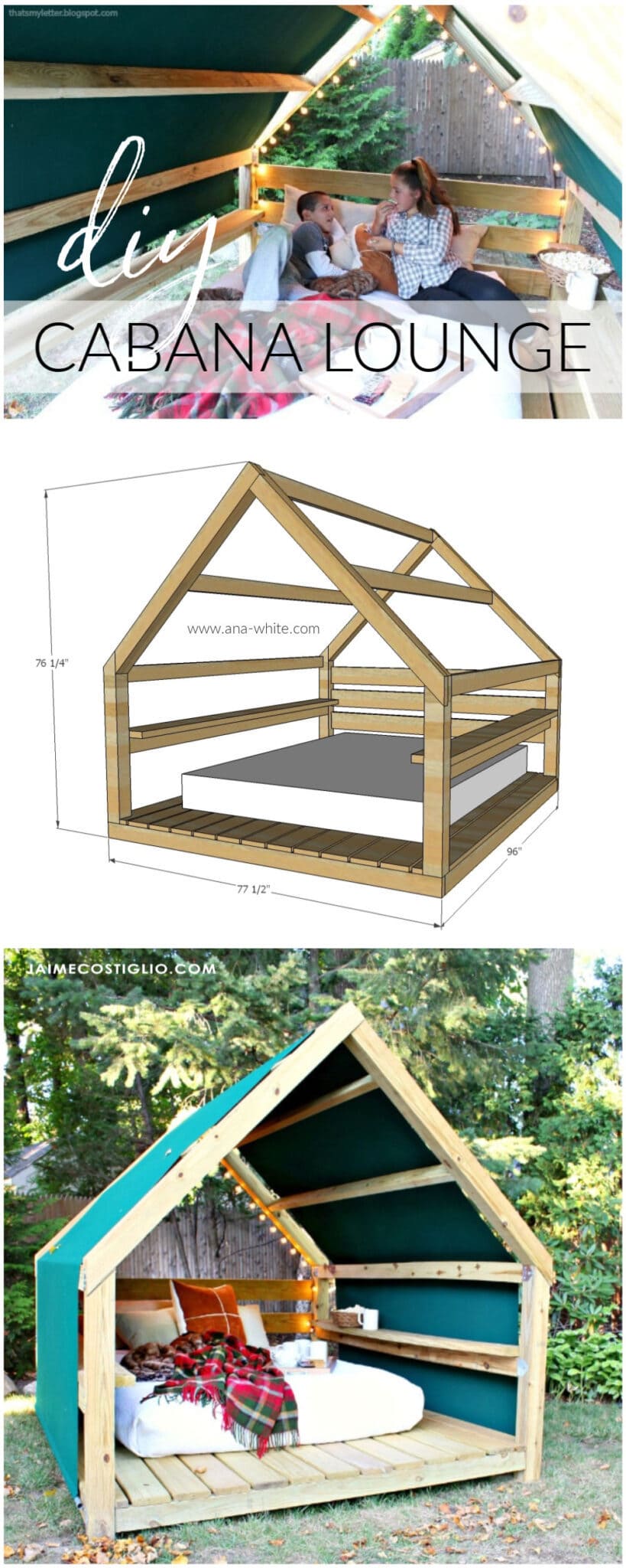 Build an Outdoor Cabana Lounge - Jaime Costiglio