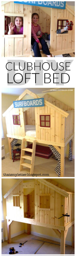 How to Build a Clubhouse Loft Bed - Jaime Costiglio