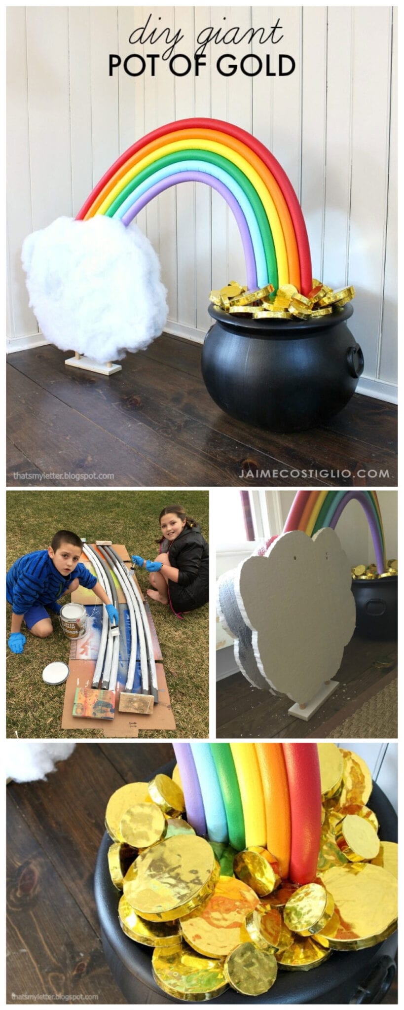 DIY Giant Pot of Gold - Jaime Costiglio