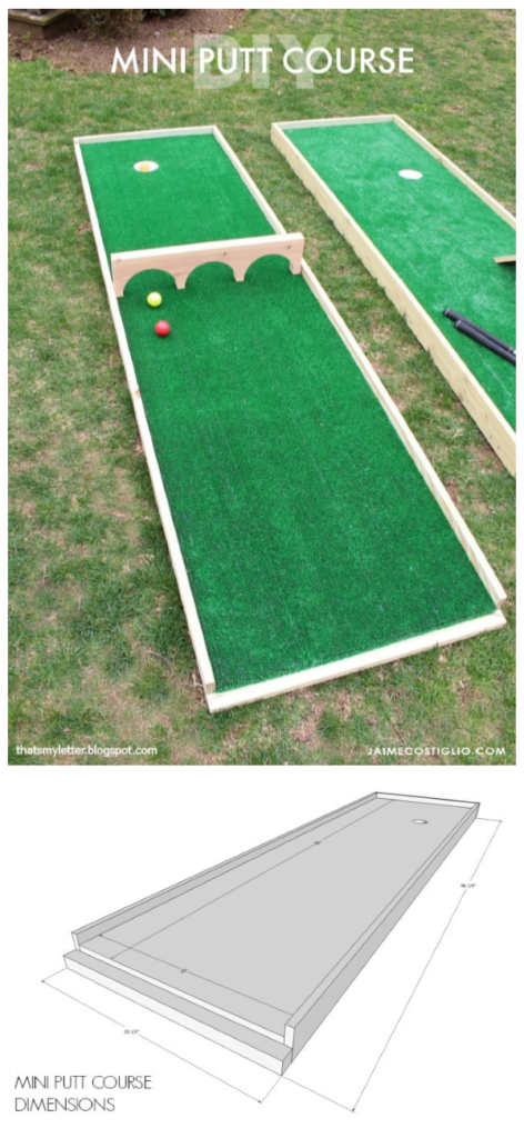 DIY Mini Putt Course - Jaime Costiglio