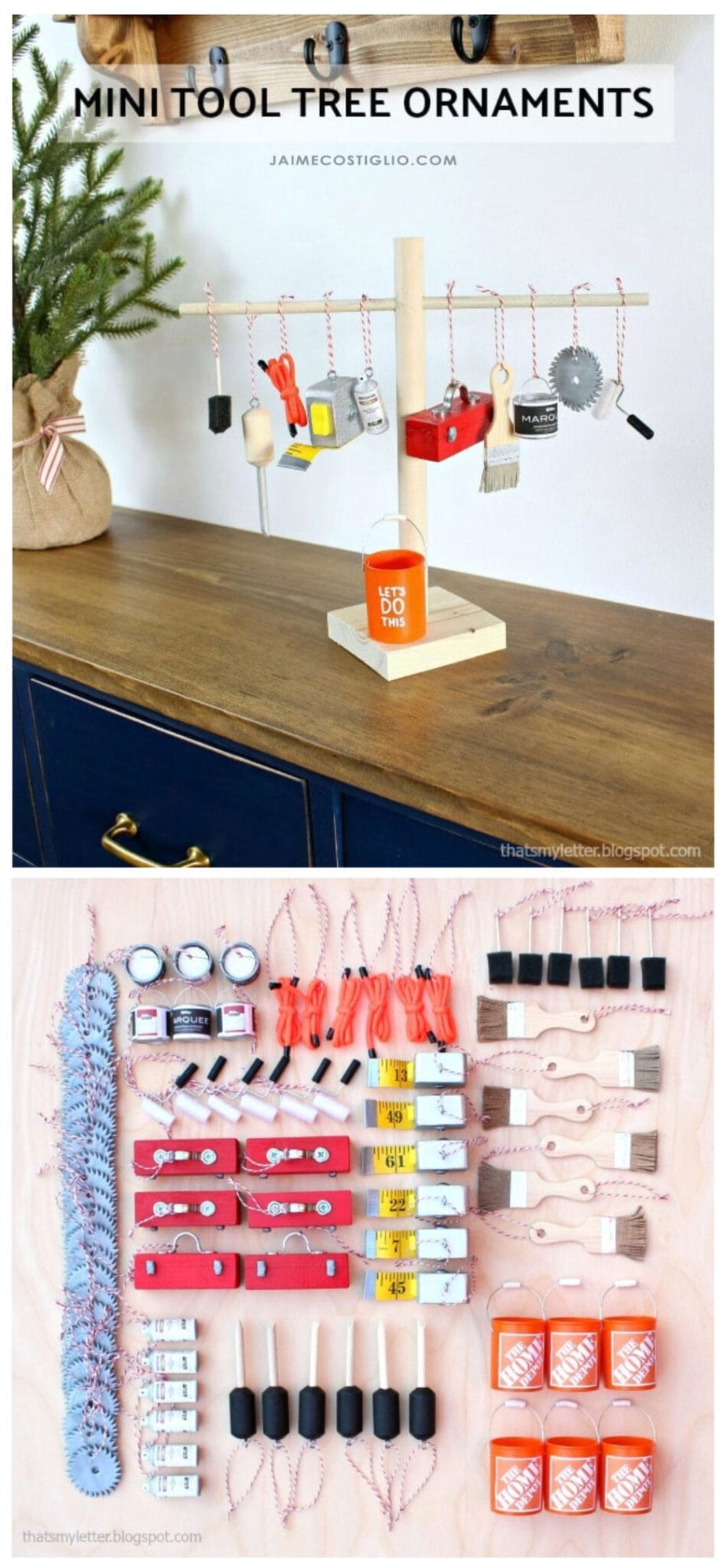 DIY Mini Tool Ornaments Collection - Jaime Costiglio