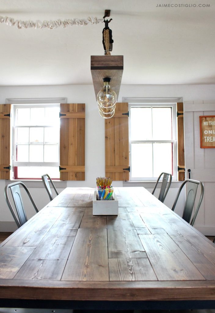 DIY Hanging Light Fixture - Jaime Costiglio