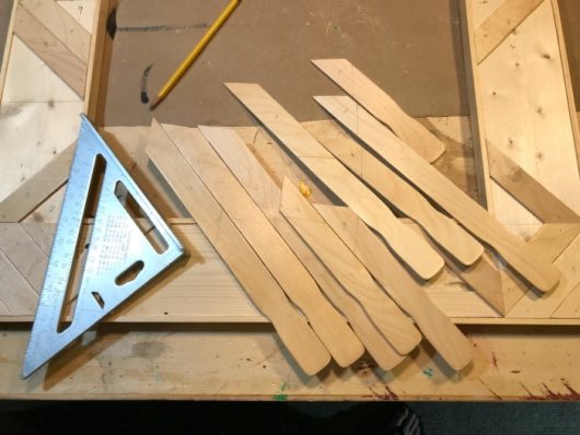 DIY Paint Stick Frame - Jaime Costiglio