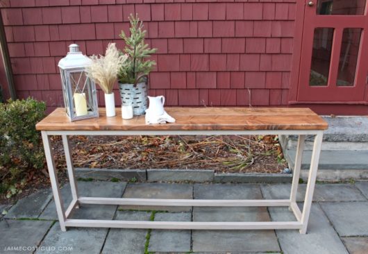 Simple Sofa Table Free Plans - Jaime Costiglio