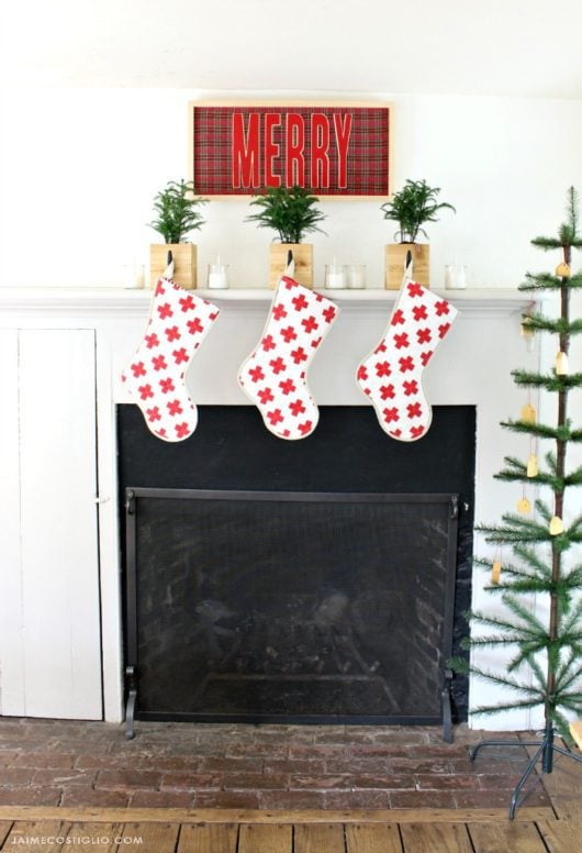 DIY Stocking Hanger Box - Jaime Costiglio