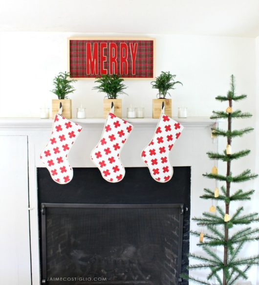 DIY Stocking Hanger Box - Jaime Costiglio