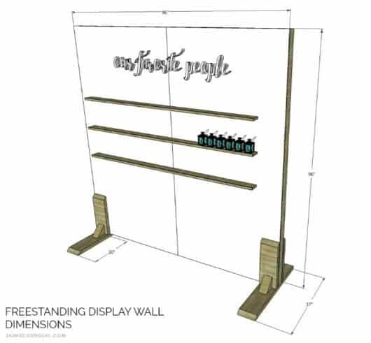DIY Freestanding Display Wall - Jaime Costiglio