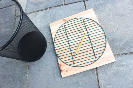 DIY Basketball Hoop Trash Can - Jaime Costiglio