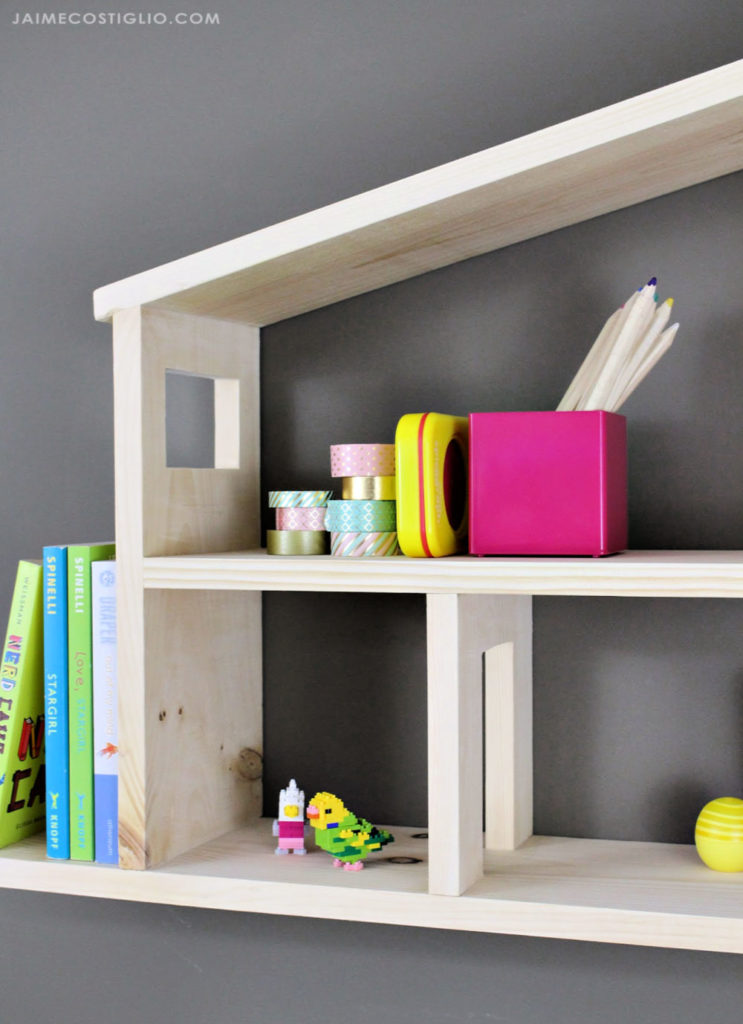 DIY Dollhouse Wall Shelf - Jaime Costiglio