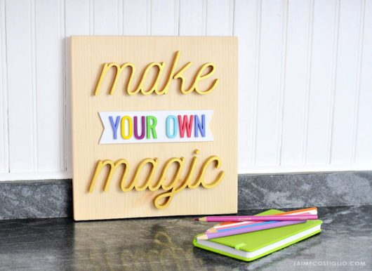 3D Painted Sign - Jaime Costiglio