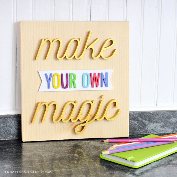 3D Painted Sign - Jaime Costiglio