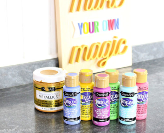 3D Painted Sign - Jaime Costiglio