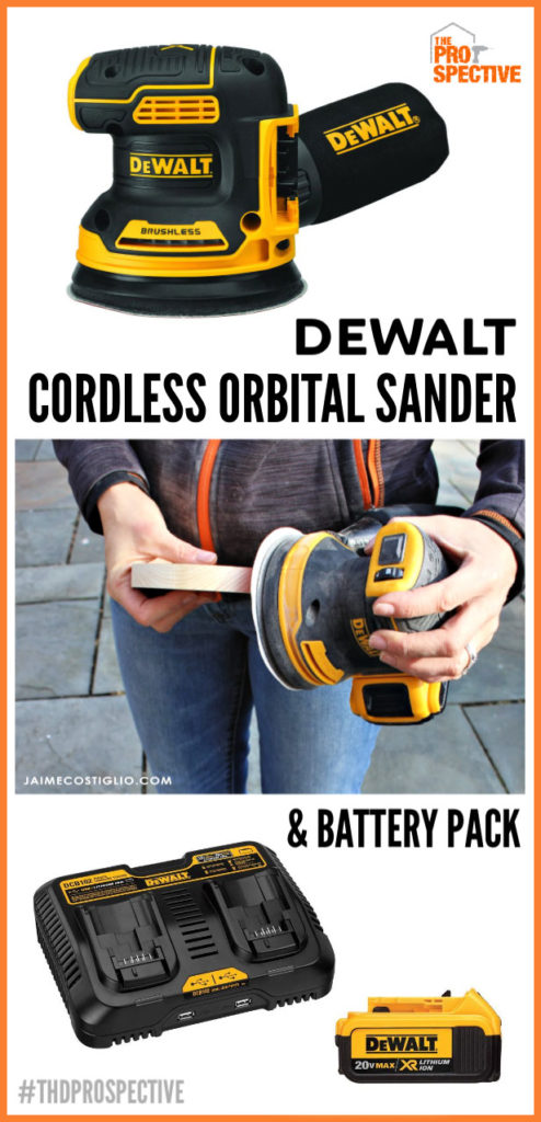 Dewalt Cordless Orbital Sander and Battery Pack - Jaime Costiglio