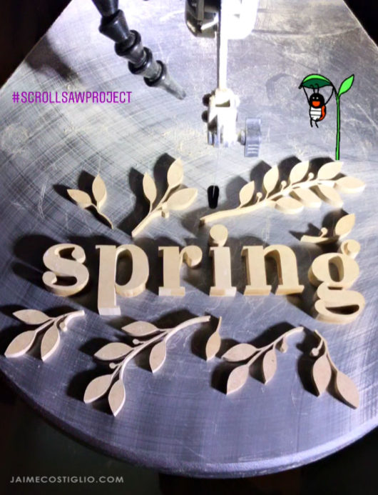 Spring Sign with new Americana paint colors - Jaime Costiglio