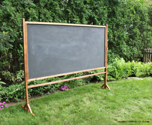 DIY Schoolhouse Chalkboard Free Plans - Jaime Costiglio