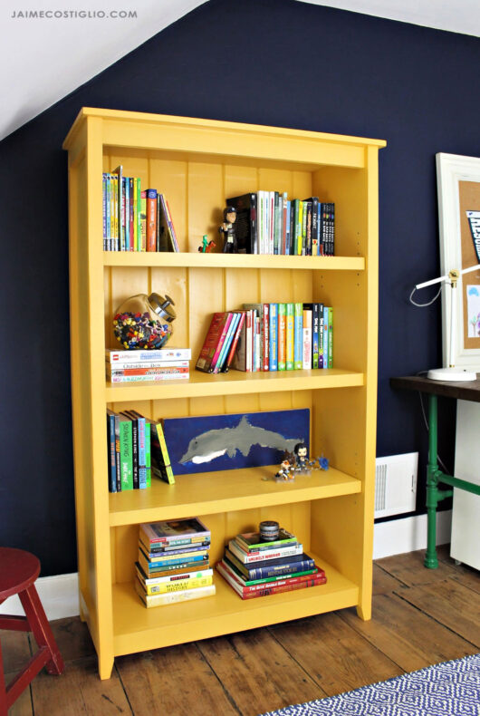 DIY Cottage Style Bookshelf - Jaime Costiglio