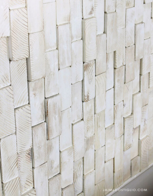 Scrap Wood Wall Installation - Jaime Costiglio