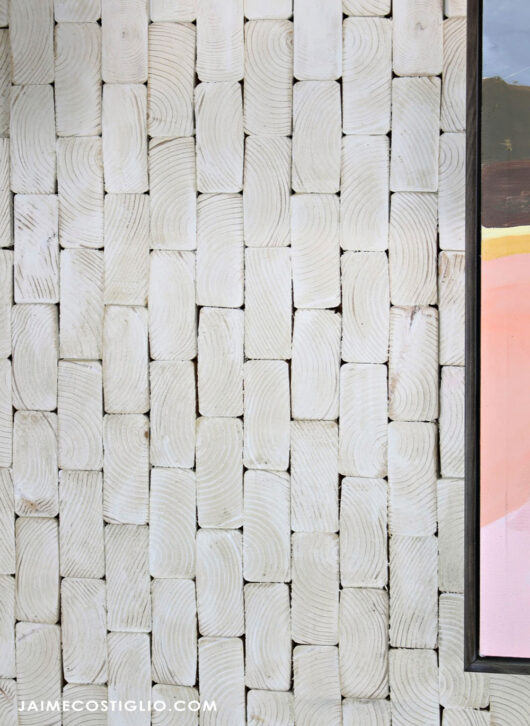 Scrap Wood Wall Installation - Jaime Costiglio