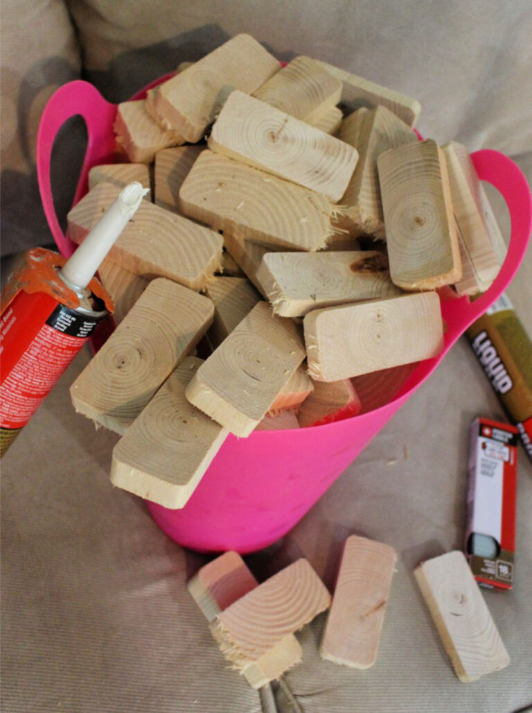 Scrap Wood Wall Installation - Jaime Costiglio