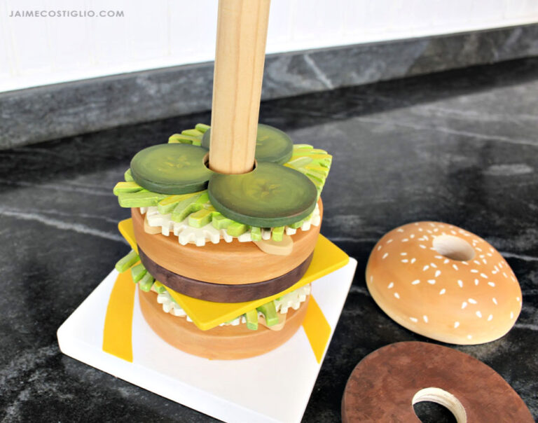 DIY Stacking Big Mac Toy - Jaime Costiglio