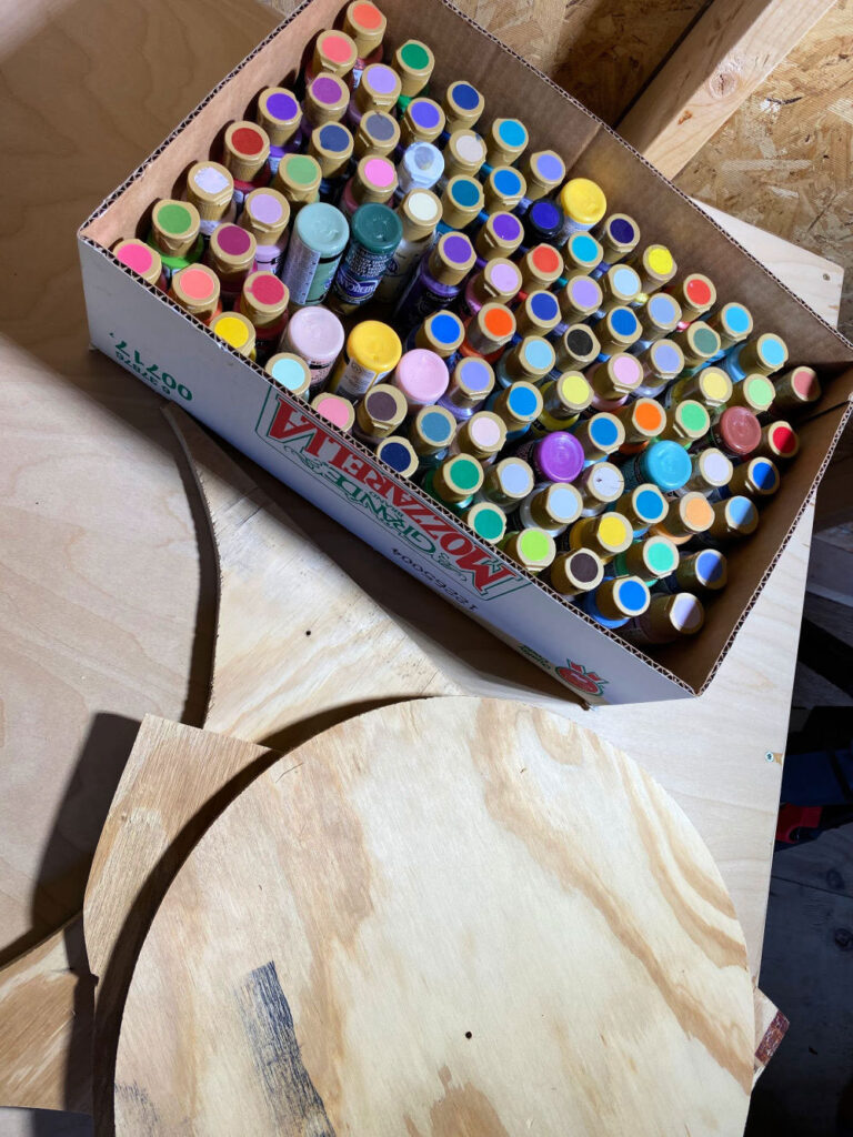 DIY Craft Paint Storage - Jaime Costiglio