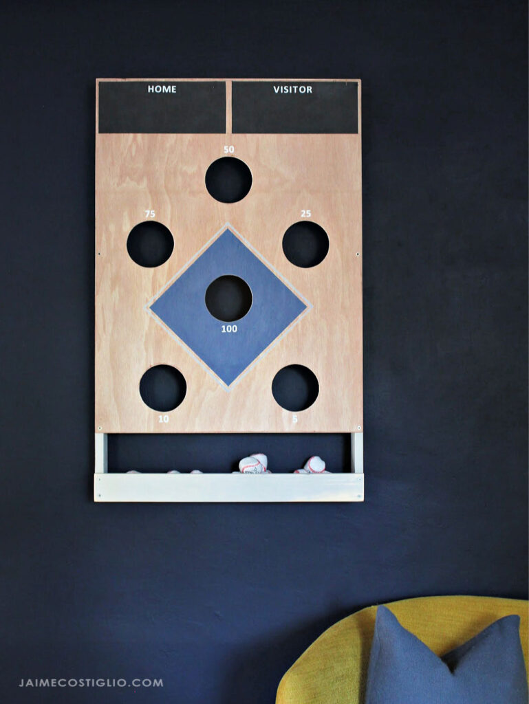 DIY Baseball Beanbag Toss Game - Jaime Costiglio