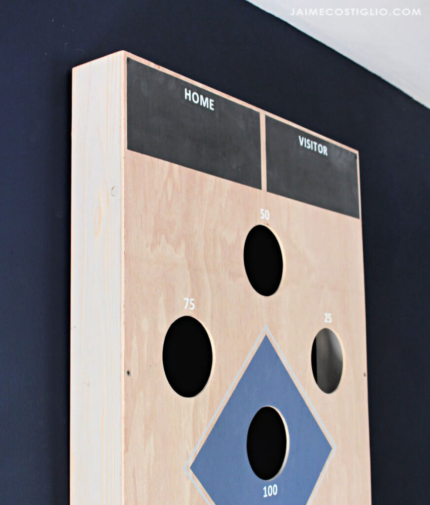 DIY Baseball Beanbag Toss Game - Jaime Costiglio