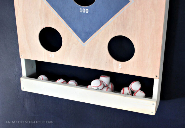 DIY Baseball Beanbag Toss Game - Jaime Costiglio