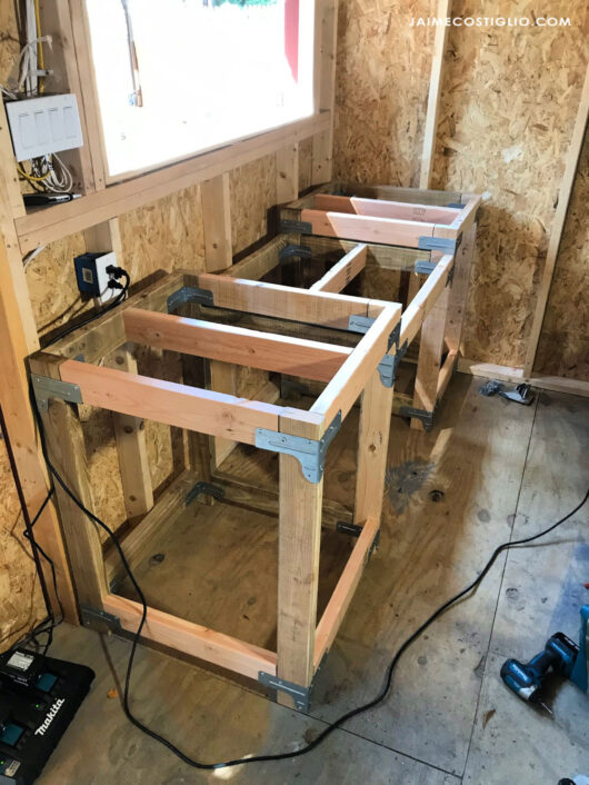 DIY Miter Saw Station Free Plans - Jaime Costiglio