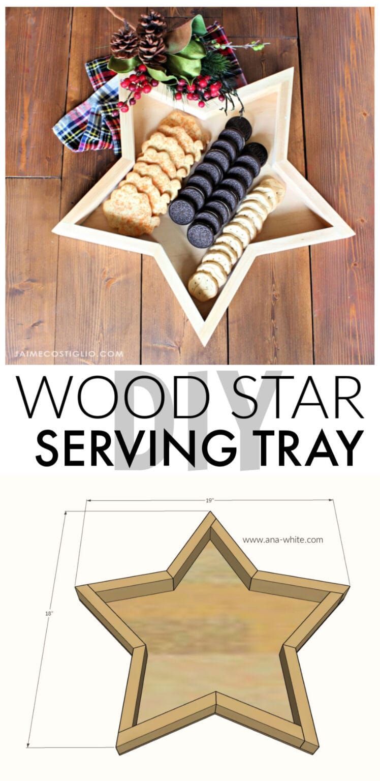 DIY Wood Star Tray - Jaime Costiglio