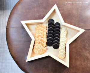 DIY Wood Star Tray - Jaime Costiglio