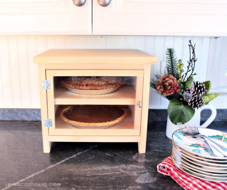 DIY Countertop Pie Safe - Jaime Costiglio