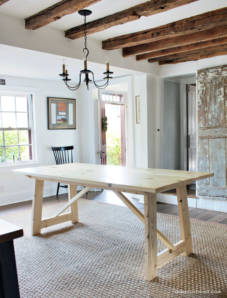 DIY Architect Dining Table Free Plans - Jaime Costiglio
