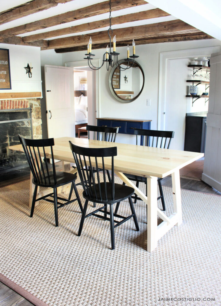 DIY Architect Dining Table Free Plans - Jaime Costiglio