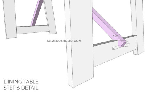 DIY Architect Dining Table Free Plans - Jaime Costiglio