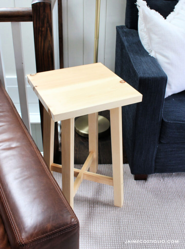 DIY Simple Side Table - Jaime Costiglio
