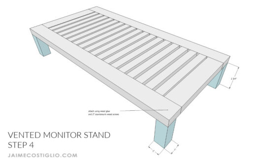 DIY Vented Monitor Stand - Jaime Costiglio
