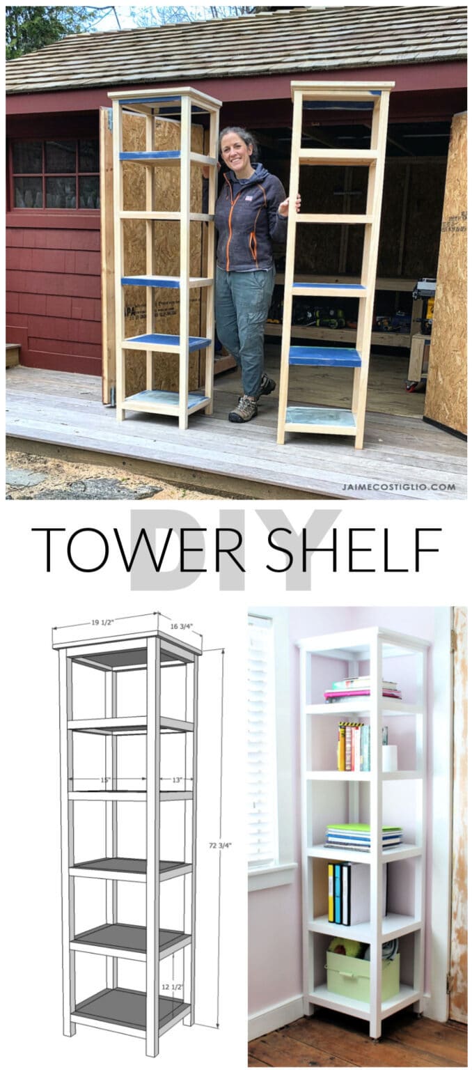 DIY Tower Shelf - Jaime Costiglio