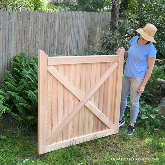 Cedar Fence Gate Plans - Jaime Costiglio