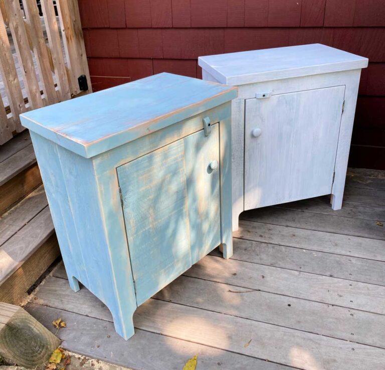 DIY Primitive Nightstand with Plans - Jaime Costiglio