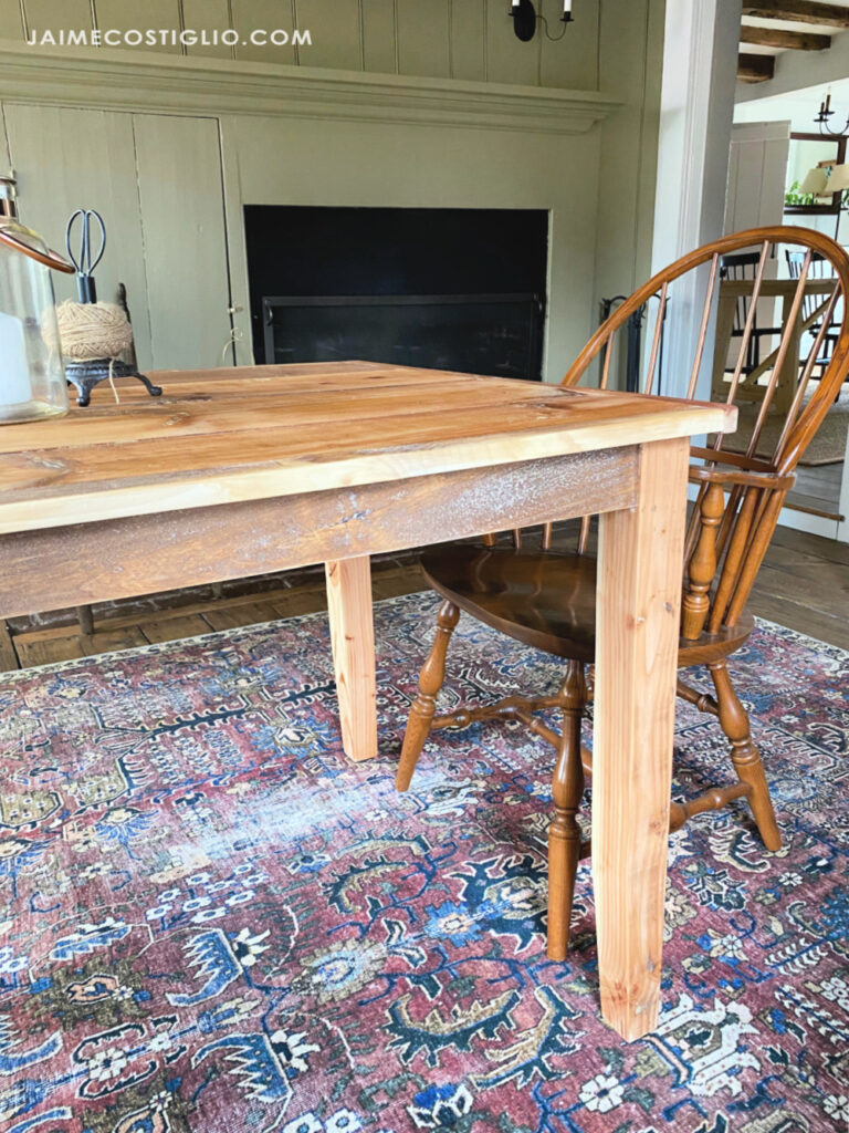 DIY Shiplap Simple Table - Jaime Costiglio