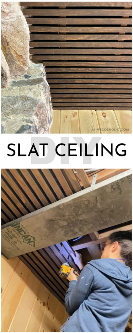 How to Install a Slat Ceiling - Jaime Costiglio