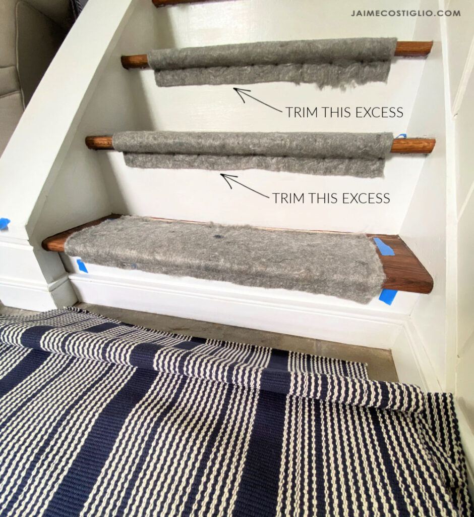 How to Install a Stair Runner - Jaime Costiglio
