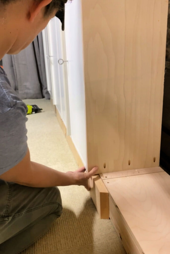 DIY Built In Locker Storage Wall - Jaime Costiglio