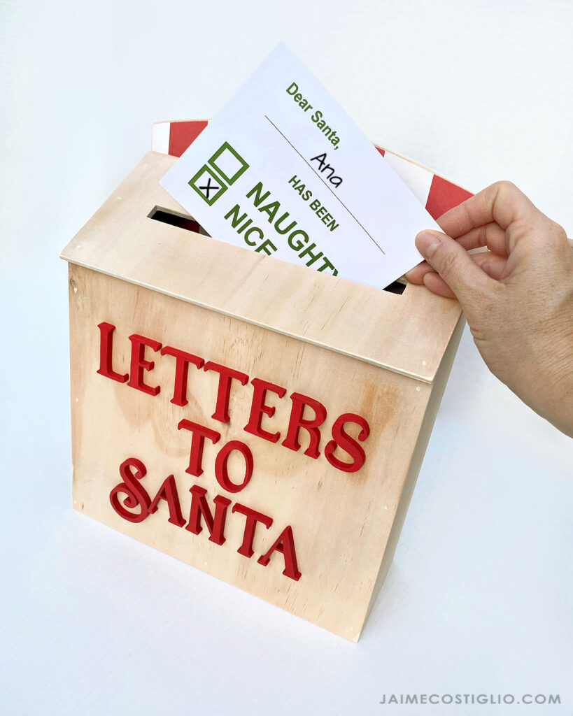 DIY Letters to Santa Mailbox - Jaime Costiglio