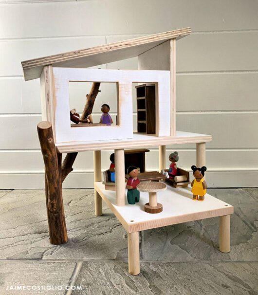 DIY Treehouse Dollhouse & Furniture Plans - Jaime Costiglio