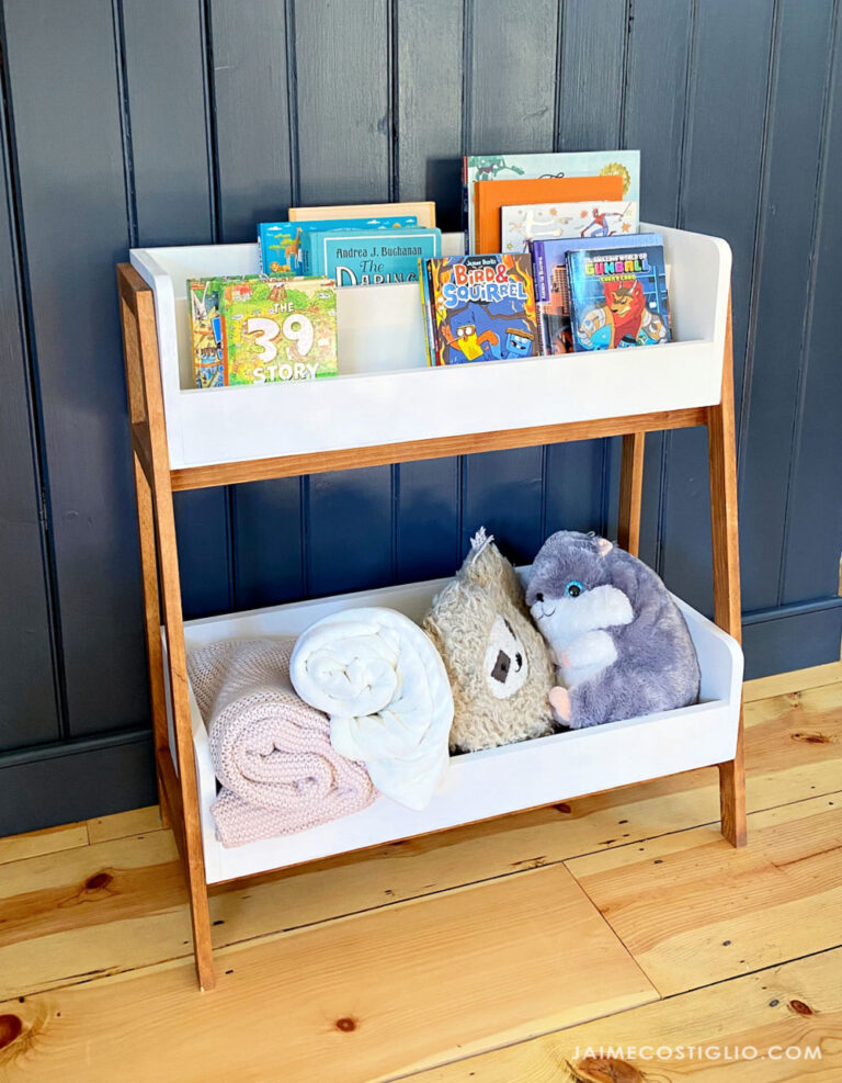 DIY Book Rack and Toy Storage Unit - Jaime Costiglio