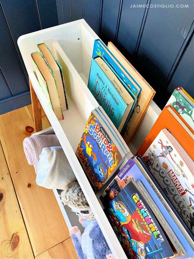 DIY Book Rack and Toy Storage Unit - Jaime Costiglio