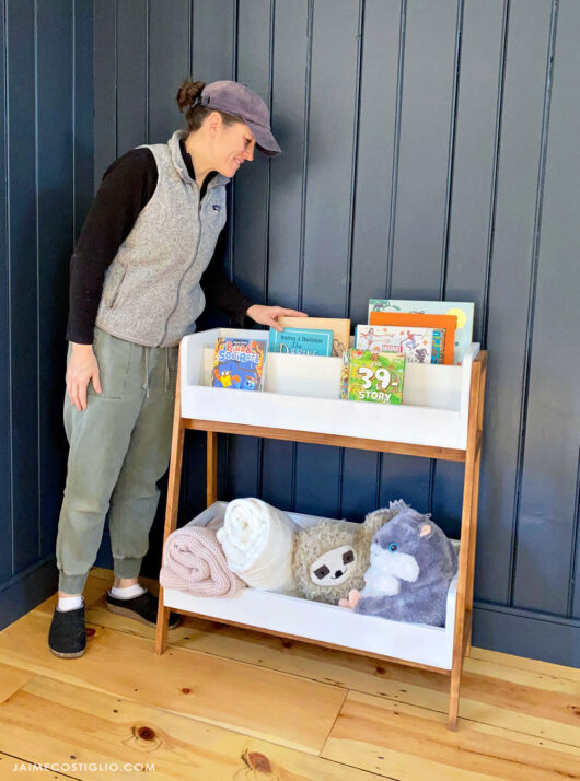 DIY Book Rack and Toy Storage Unit - Jaime Costiglio