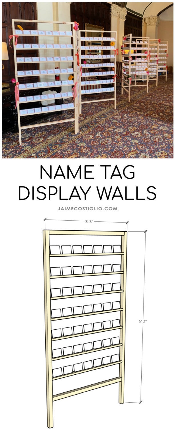 DIY Name Tag Display Wall - Jaime Costiglio